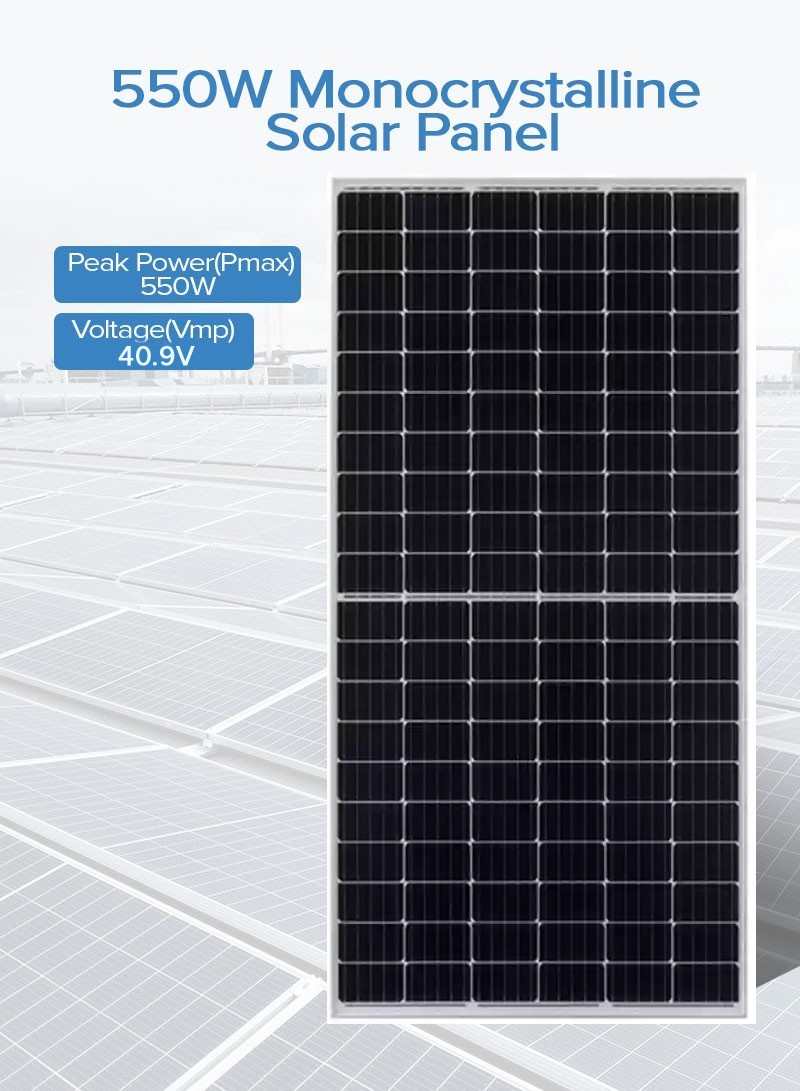 Snipextc | 550W Rated Power Monocrystalline 182mm Solar Panel SP-X550 ...